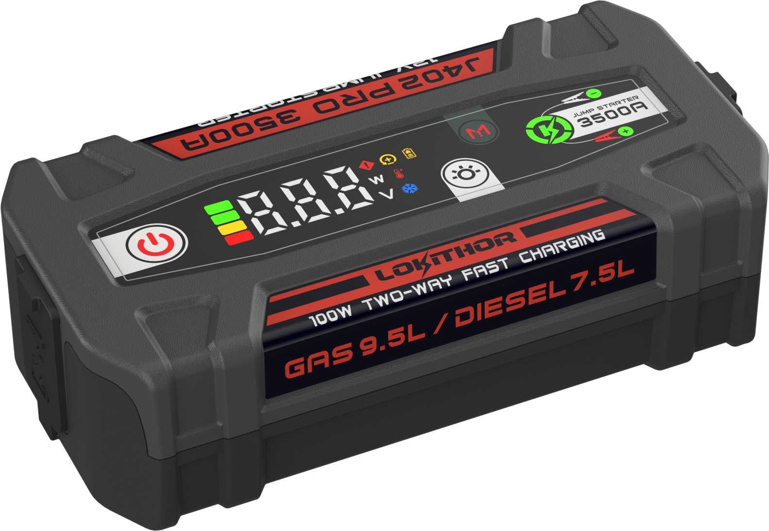 LOKITHOR J402 PRO Jump Starter New Upgrade 3500Amp