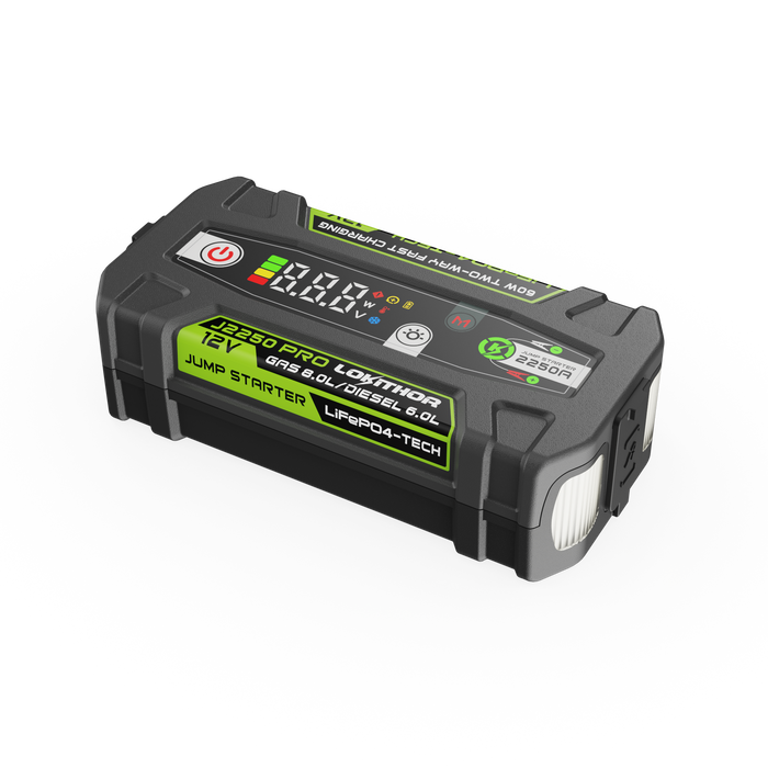 LOKITHOR J2250 PRO Jump Starter with LiFePO4 Safety Battery 2250Amp